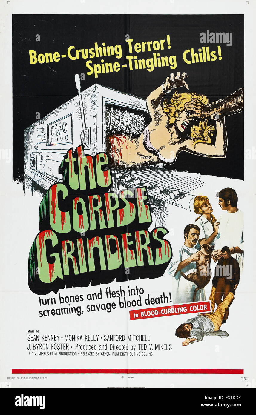1970s USA The Corpse Grinders Film Poster Stock Photo - Alamy