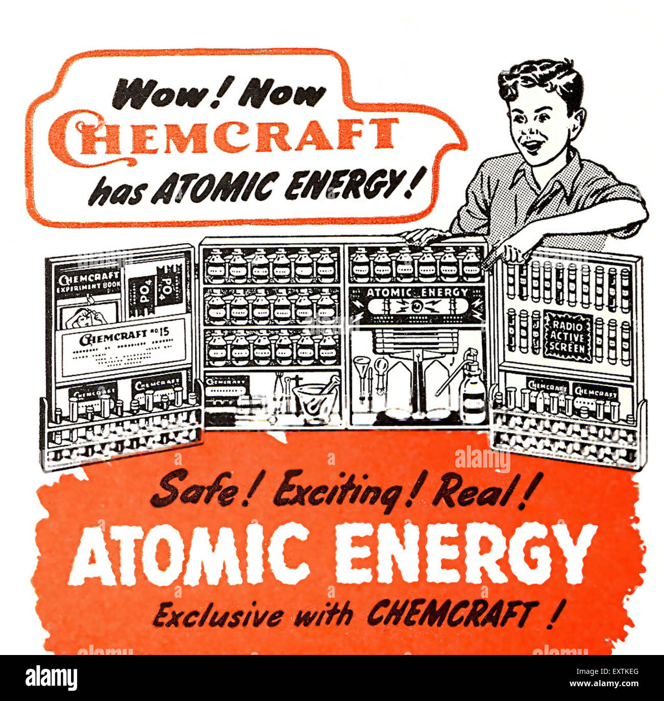 1950s USA The Porter Chemical Company Magazine Advert Stock Photo - Alamy