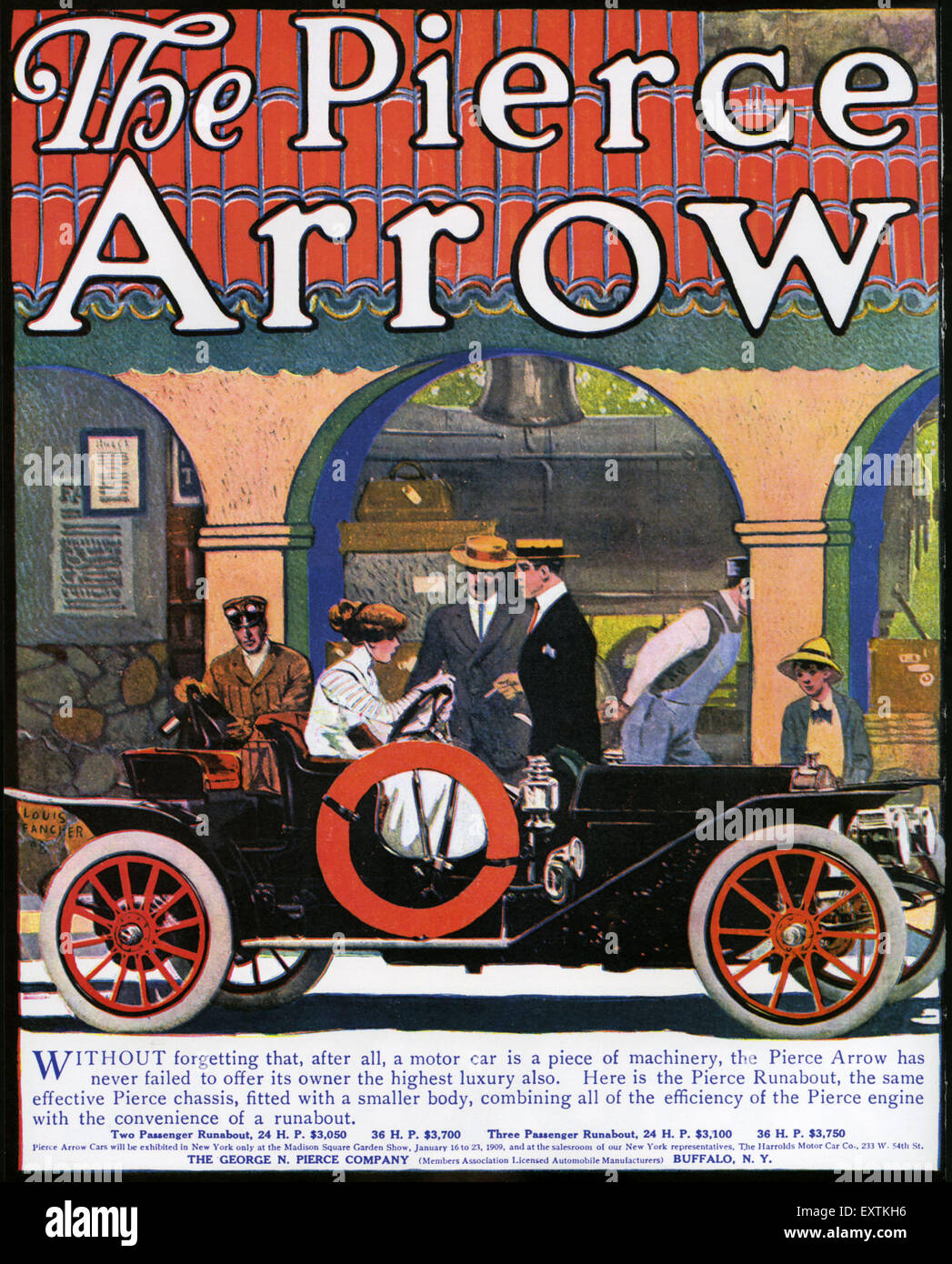 1910s USA Pierce Arrow Magazine Advert Stock Photo - Alamy