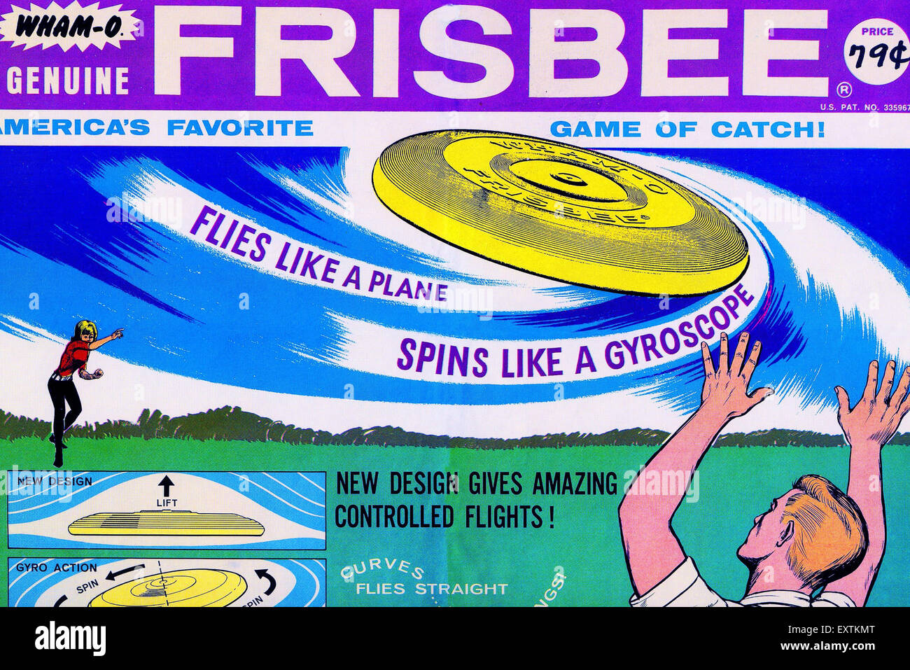 1960s USA Wham-O Frisbees Magazine Advert Stock Photo - Alamy