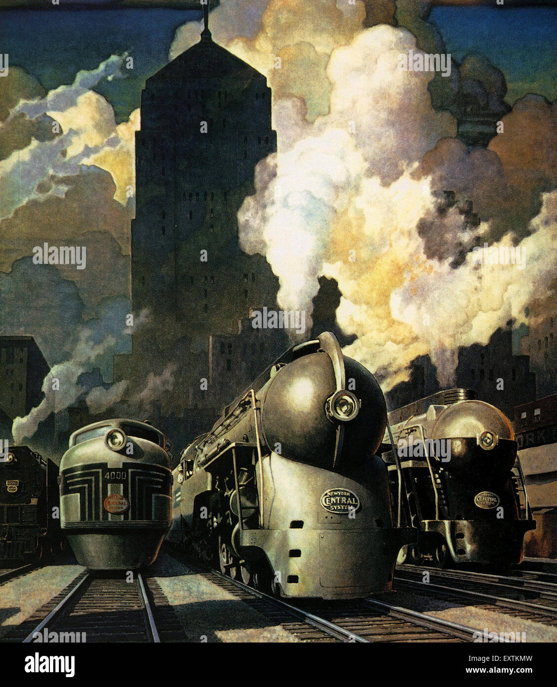 Usa travel 1940s railways hi-res stock photography and images - Alamy