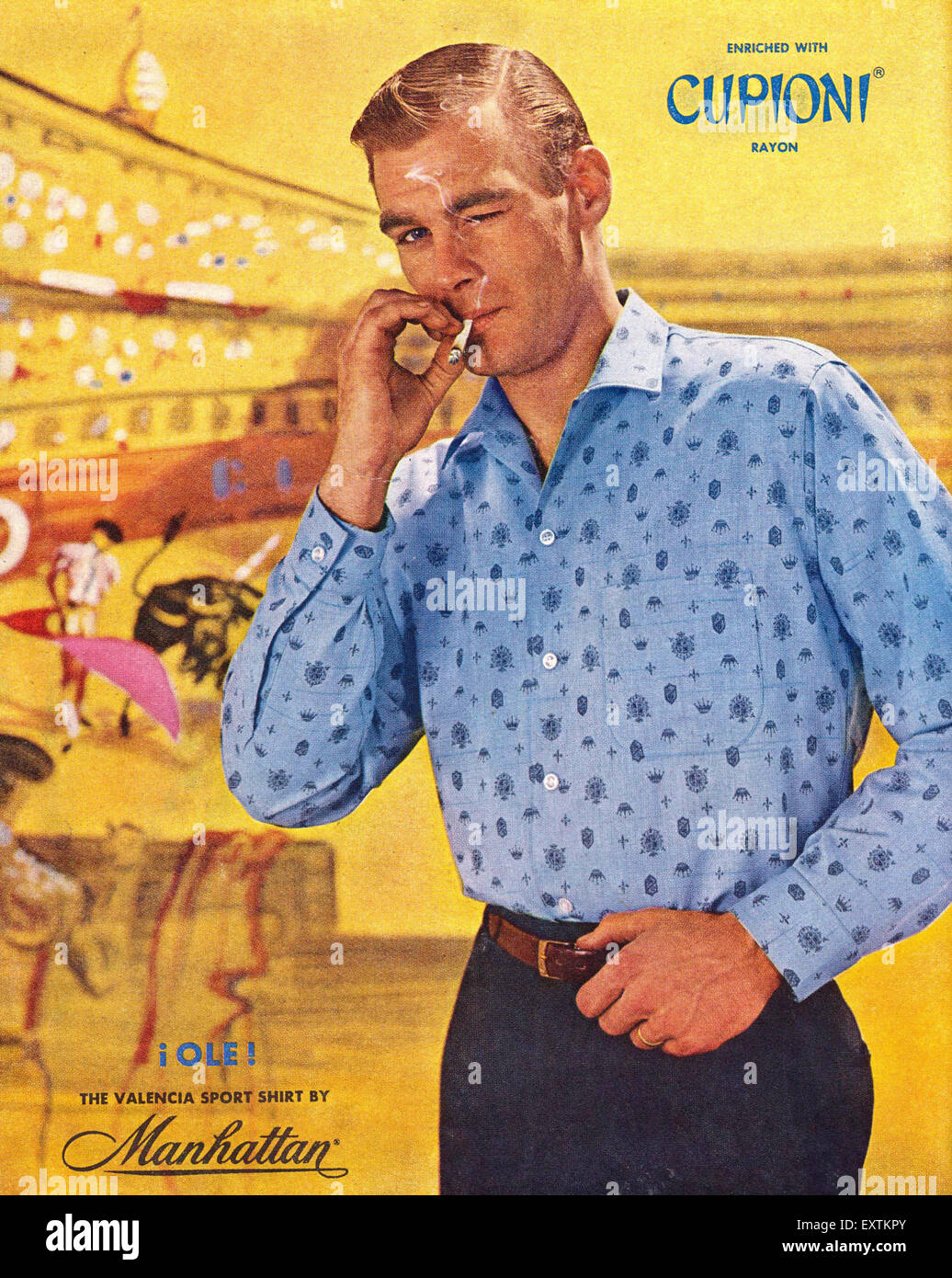 1960s USA Manhattan Magazine Advert (detail Stock Photo - Alamy