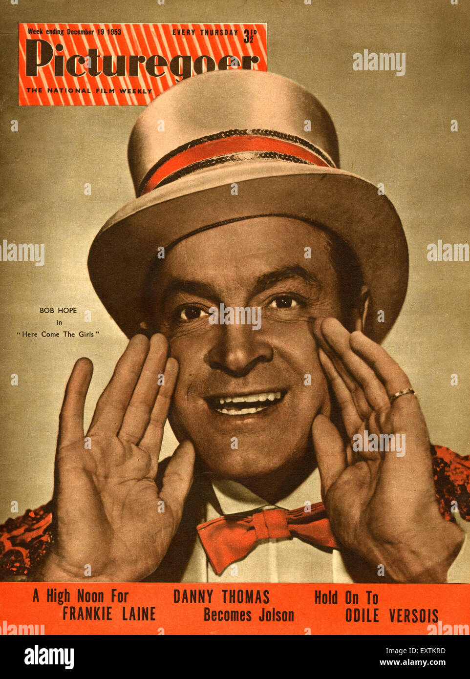 1950s UK Picturegoer Magazine Cover Stock Photo - Alamy