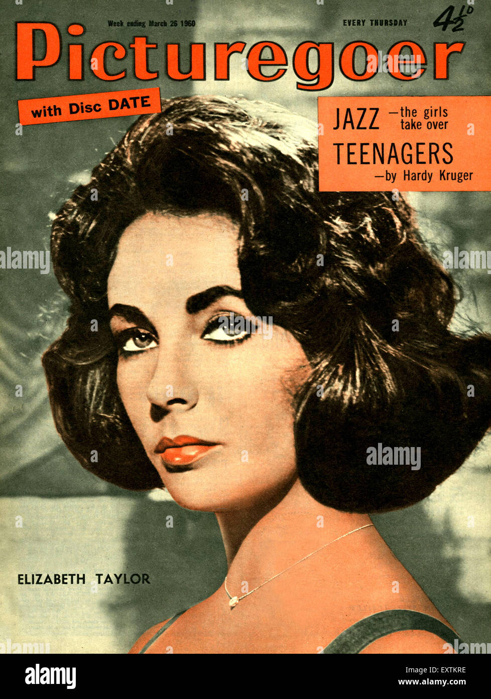 1960s UK Picturegoer Magazine Cover Stock Photo - Alamy