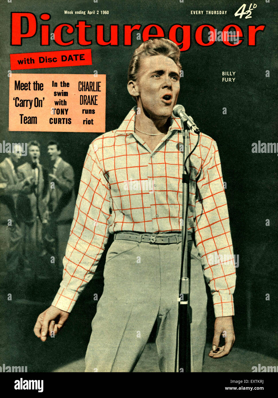 1960s UK Picturegoer Magazine Cover Stock Photo - Alamy