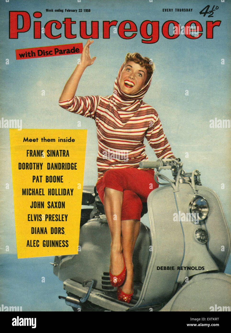 1950s UK Picturegoer Magazine Cover Stock Photo - Alamy