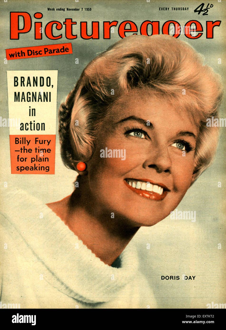 1950s UK Picturegoer Magazine Cover Stock Photo - Alamy