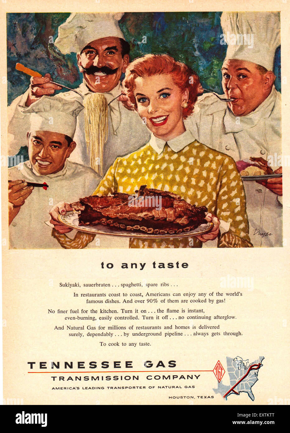 1950s chefs hi-res stock photography and images - Alamy