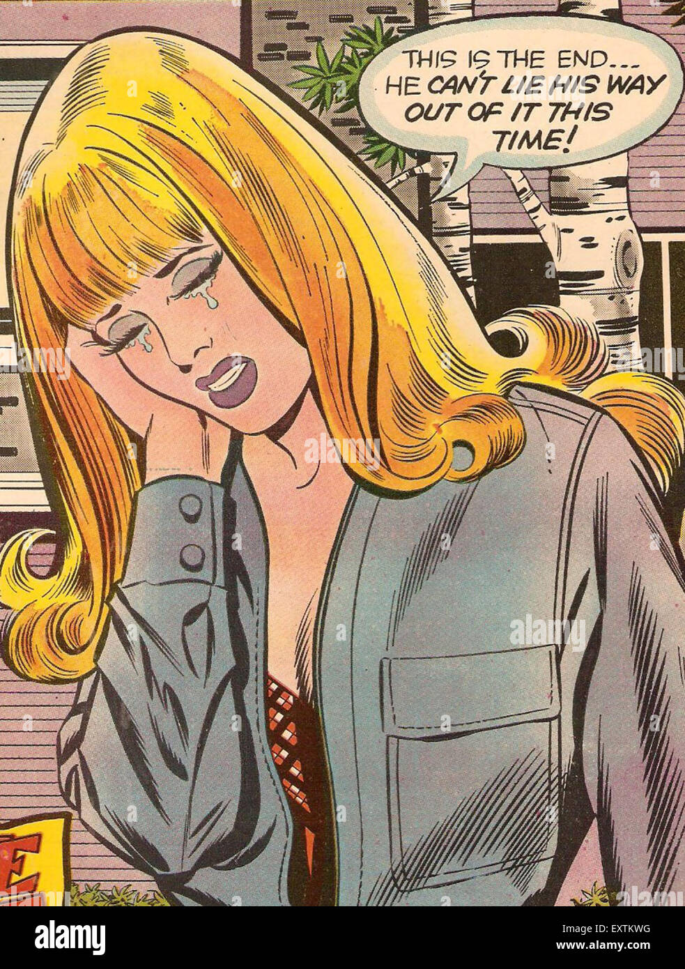 Cartoon crying woman hi-res stock photography and images - Alamy