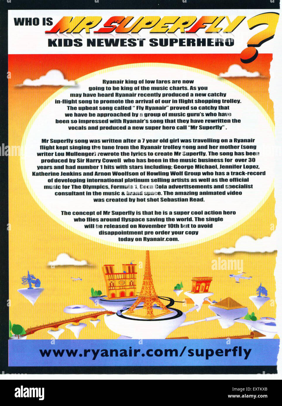 2000s UK Ryanair Magazine Advert Stock Photo - Alamy