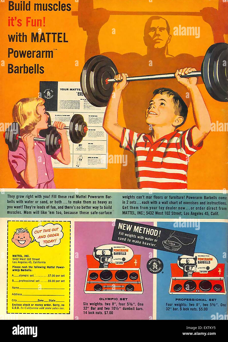 1960s usa mattel magazine advert hi-res stock photography and images ...