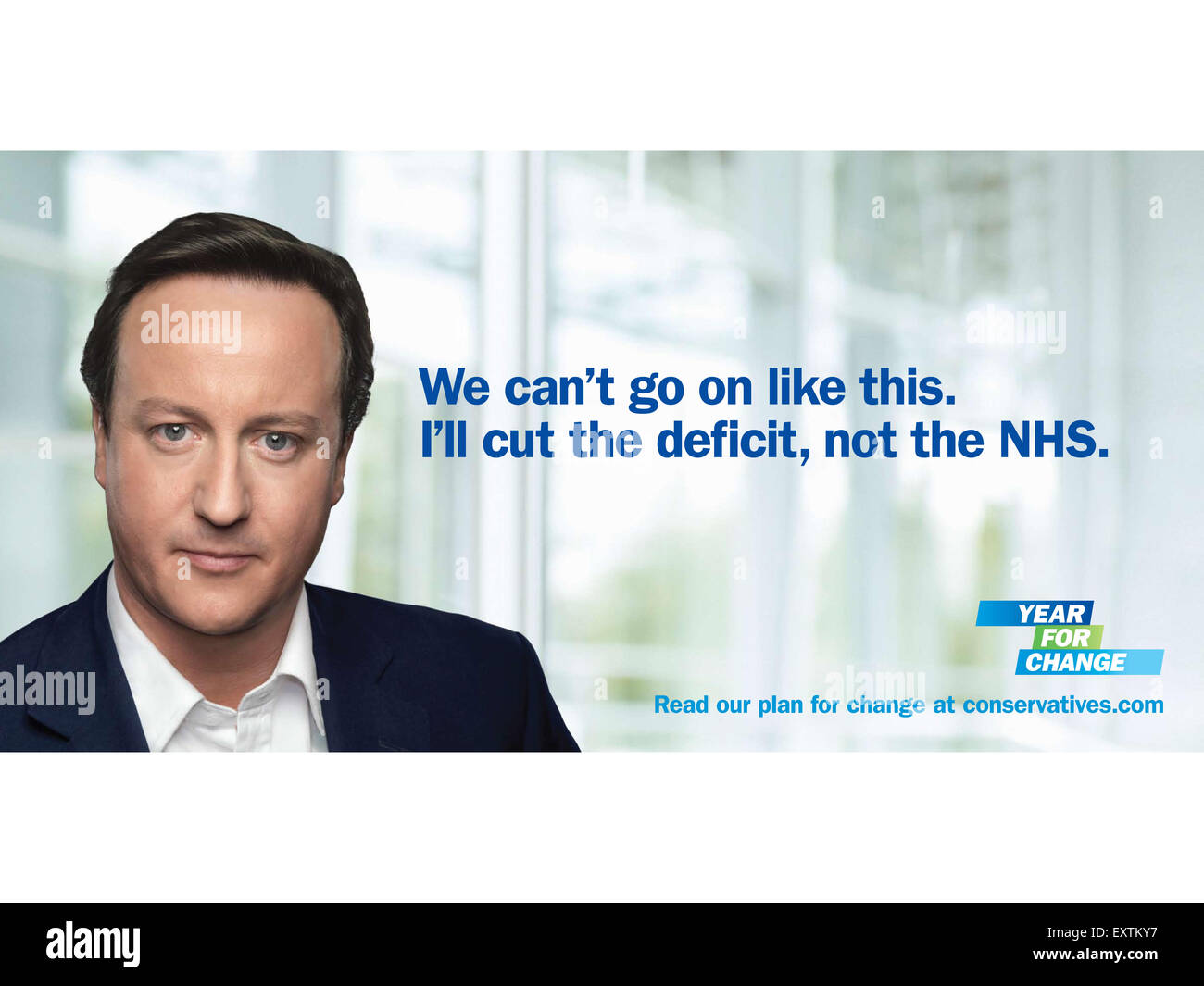 2010s UK The Conservative Party Billboard Advert Stock Photo - Alamy