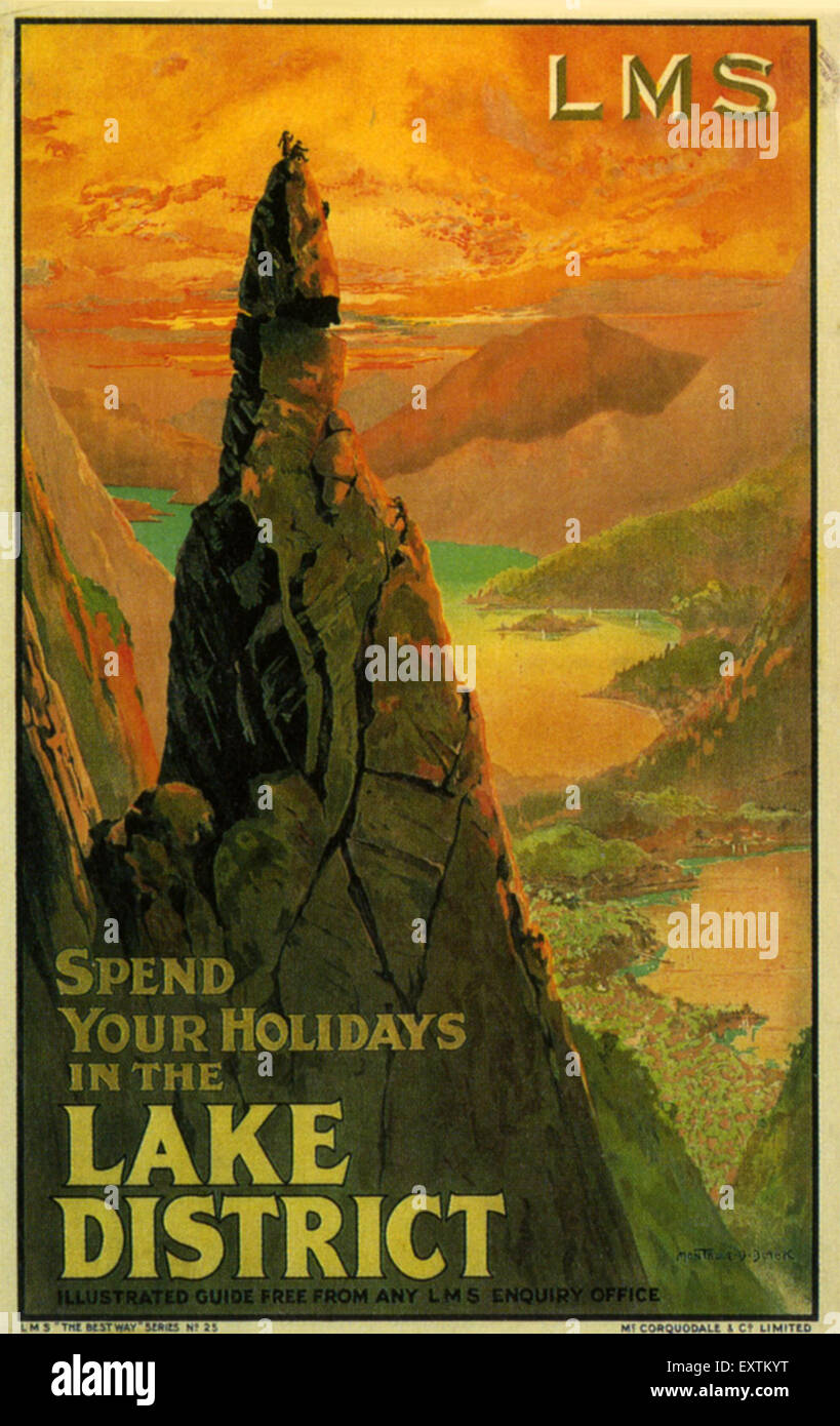 Scottish mountains 1920's hi-res stock photography and images - Alamy