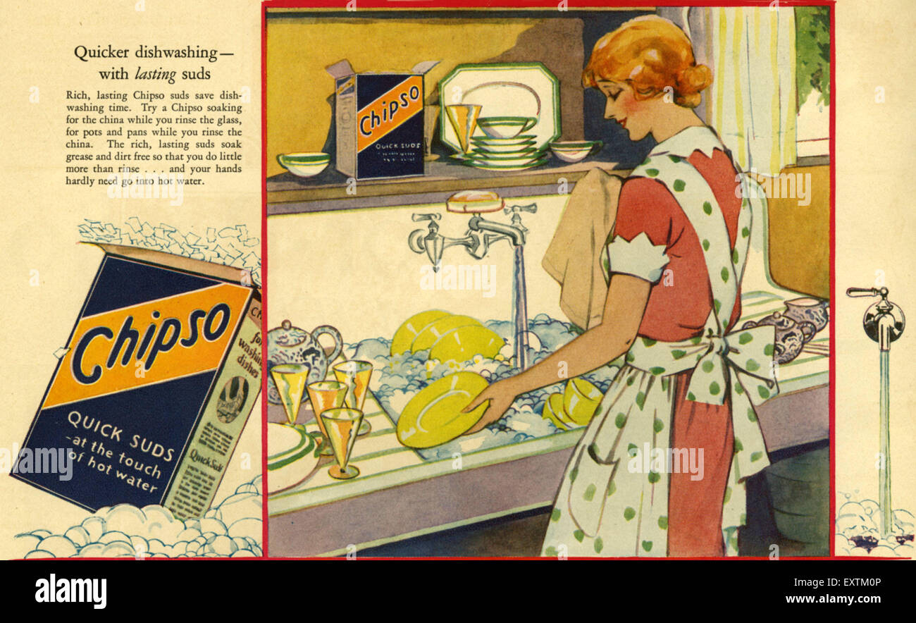1920s usa housework magazine advert hi-res stock photography and images ...