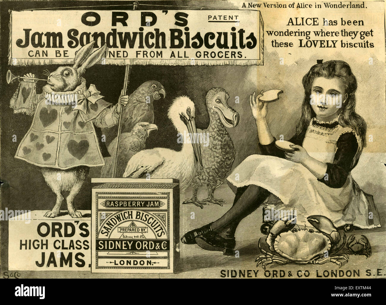 1890s UK Ord's Magazine Advert Stock Photo - Alamy