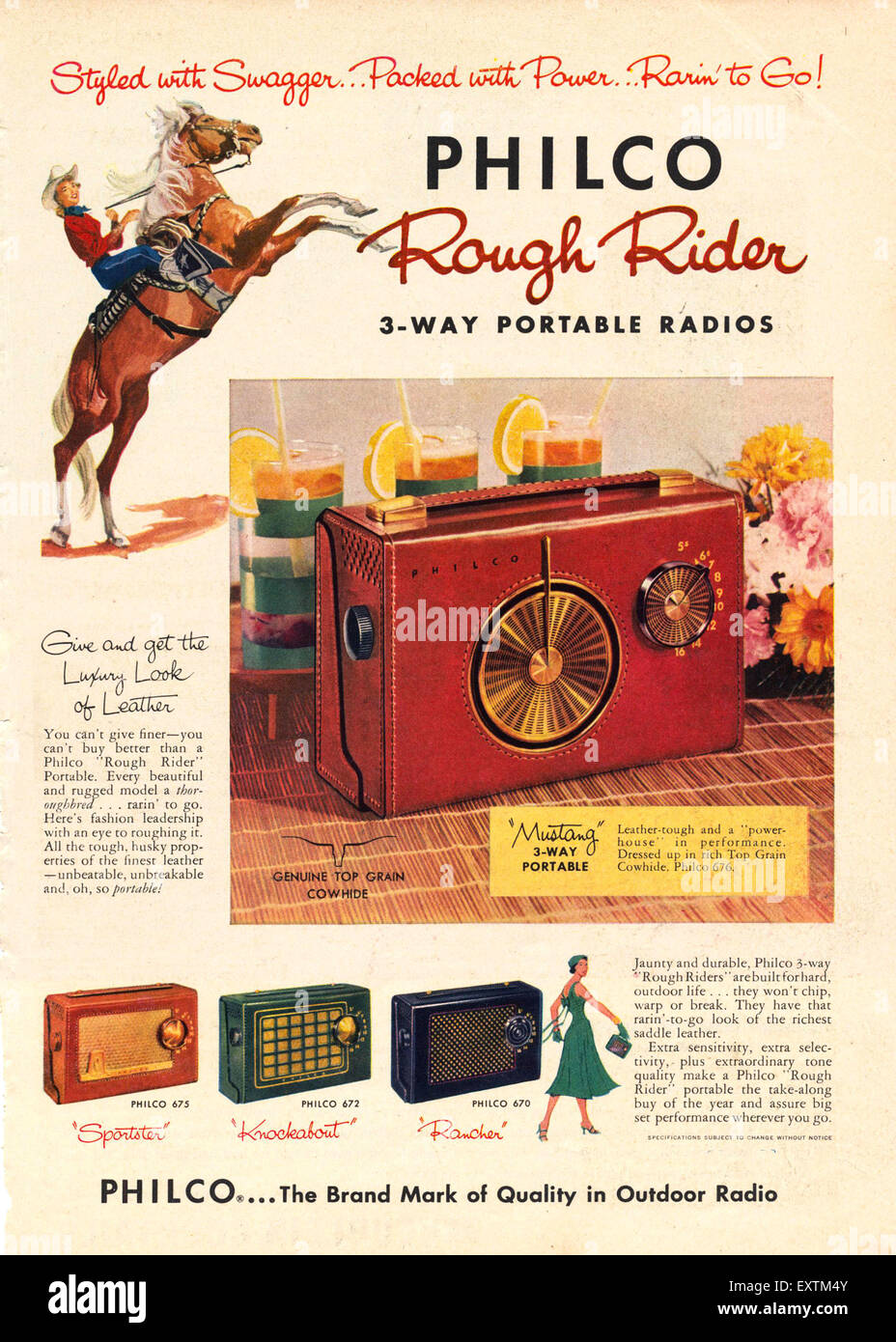 Philco advert hi-res stock photography and images - Alamy