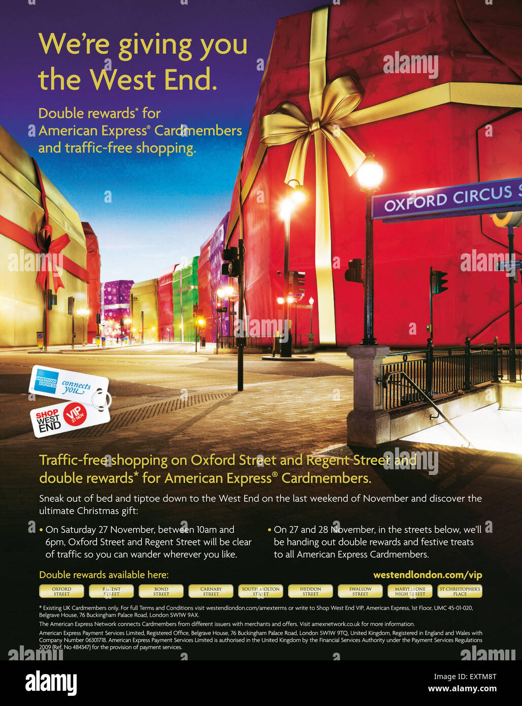 2010s UK American Express Magazine Advert Stock Photo - Alamy