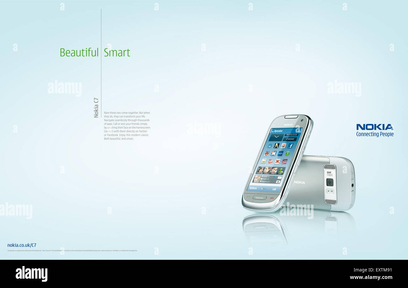 Nokia advert nokia hi-res stock photography and images - Alamy
