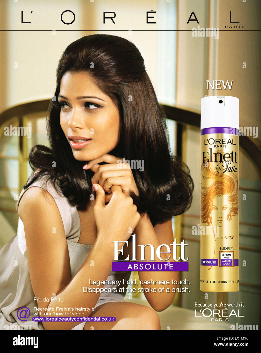 2010s UK Loreal Magazine Advert Stock Photo - Alamy