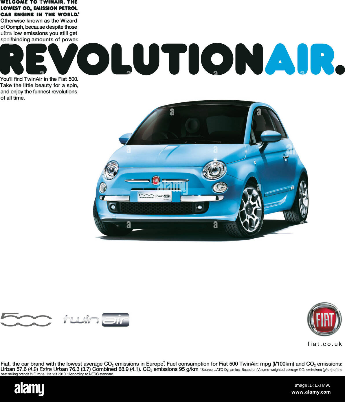 2010s UK Fiat Magazine Advert Stock Photo - Alamy