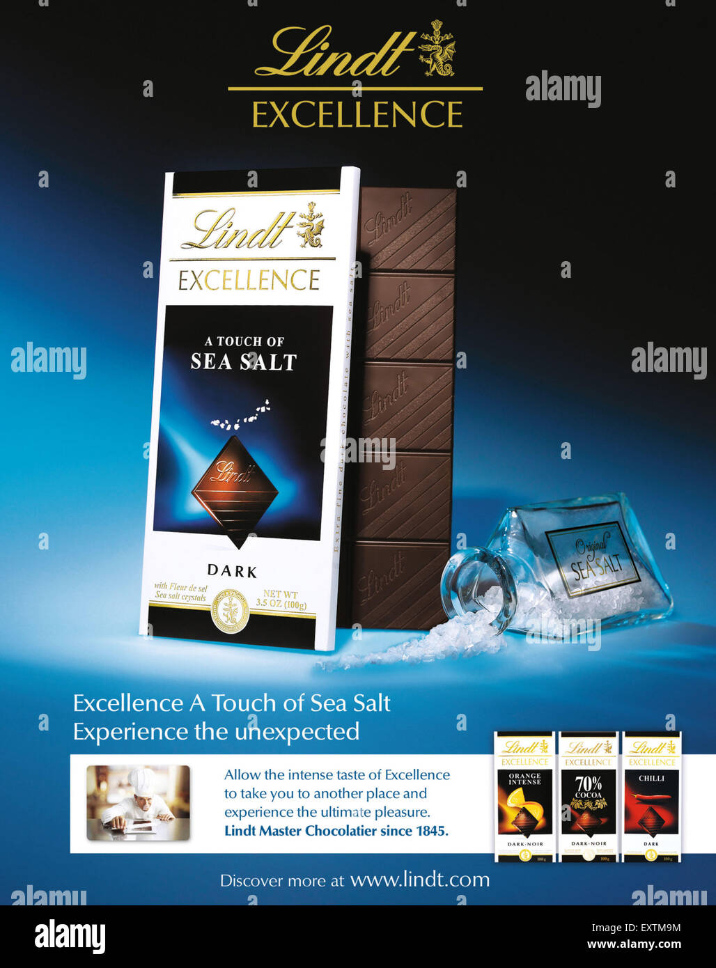 2010s UK Lindt Magazine Advert Stock Photo - Alamy