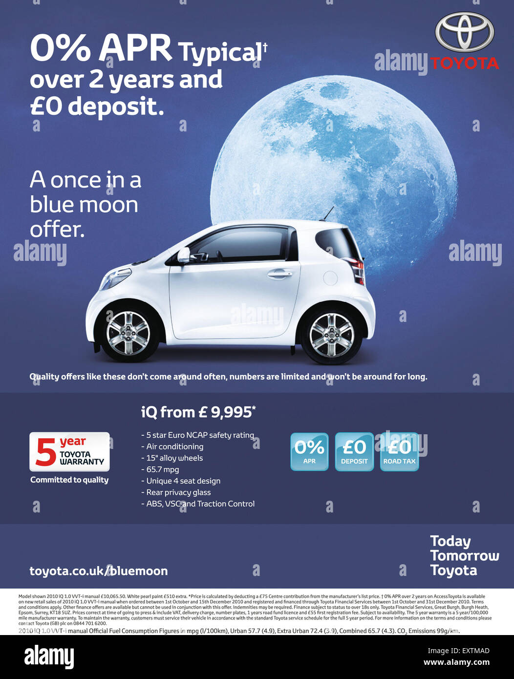 Toyota cars advert hi-res stock photography and images - Alamy