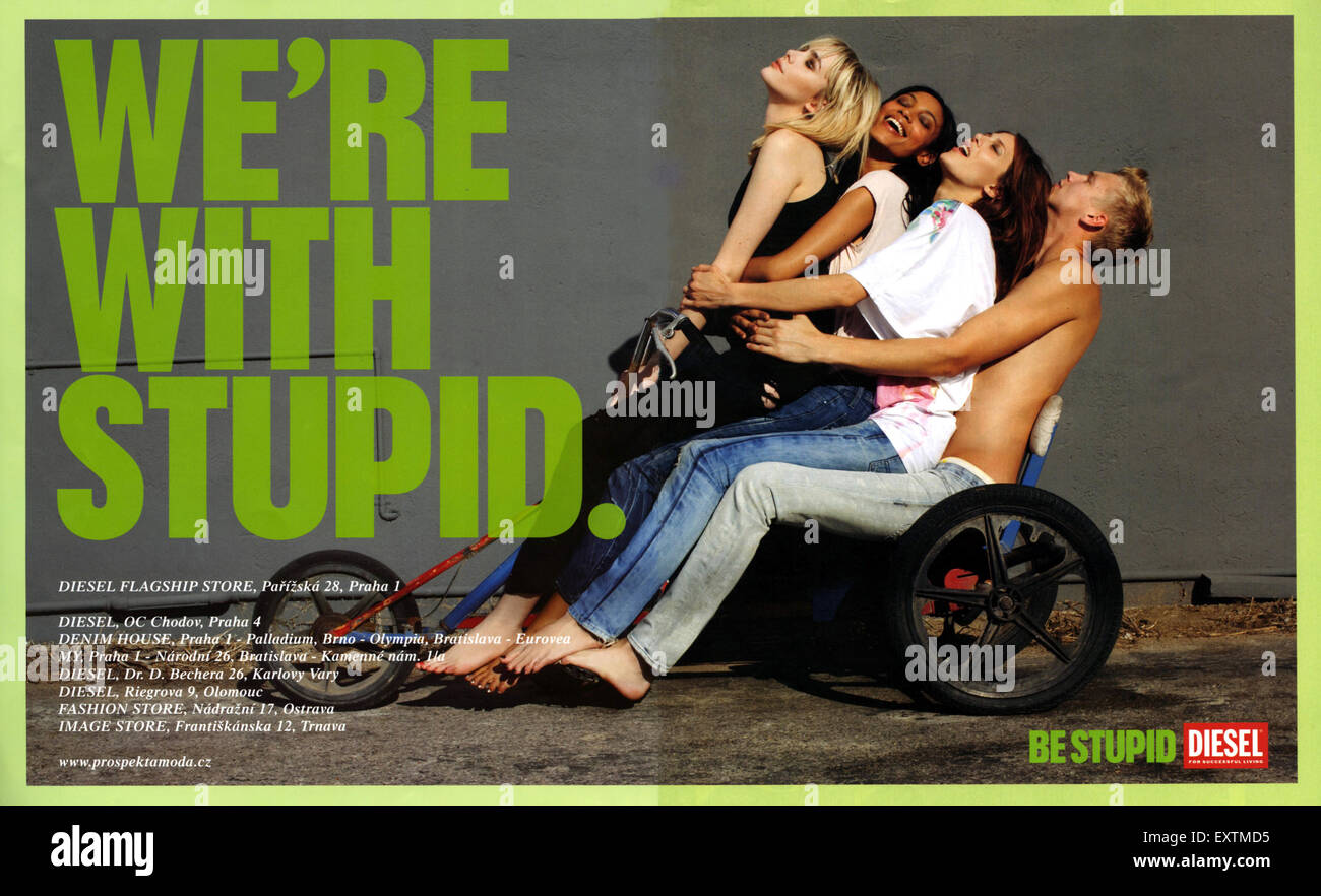 2010s UK Diesel Magazine Advert Stock Photo - Alamy