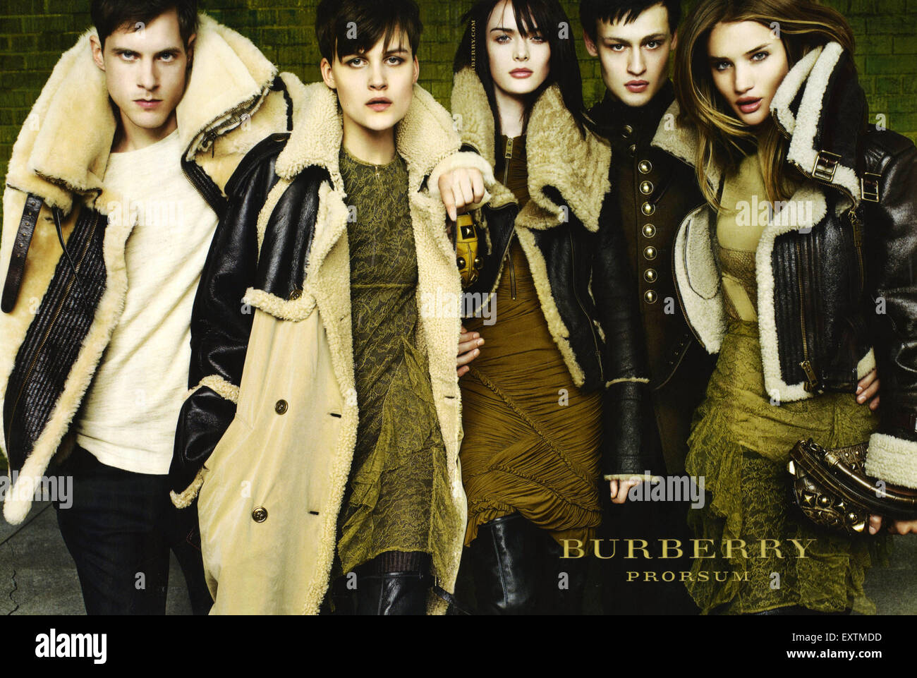 2010s UK Burberry Magazine Advert Stock Photo - Alamy