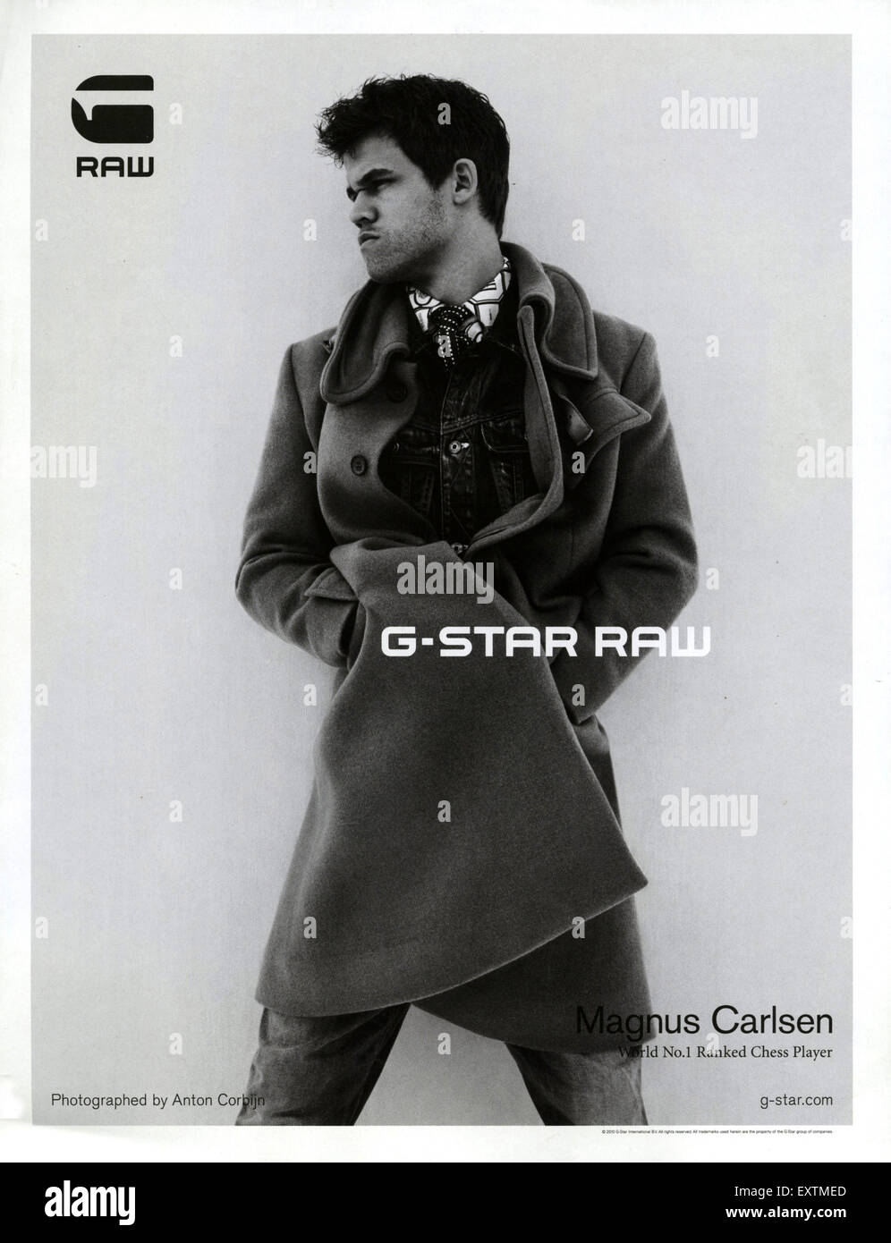 2010s UK G-Star Raw Magazine Advert Stock Photo - Alamy