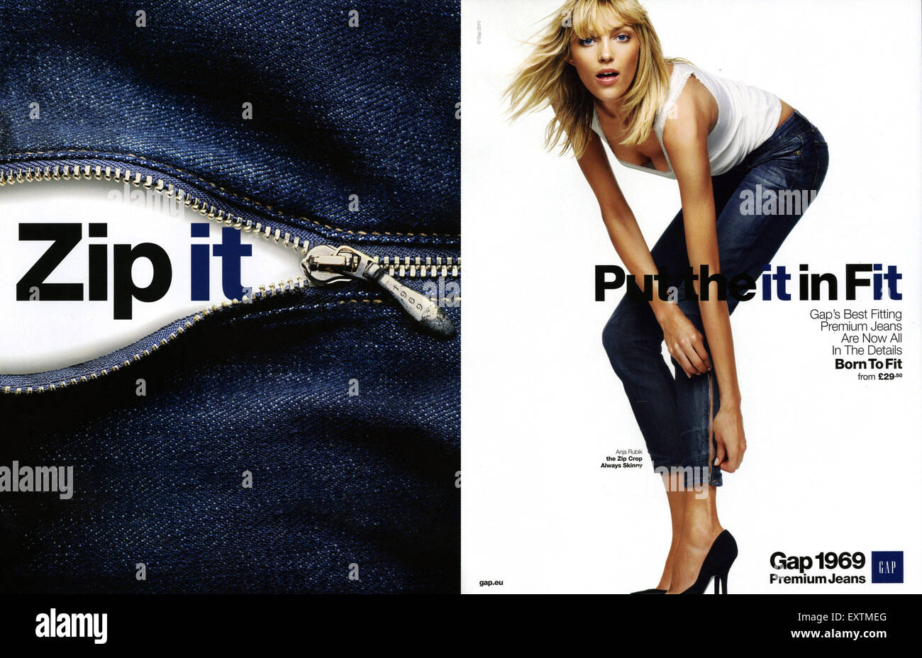 2010s UK Gap Magazine Advert Stock Photo - Alamy