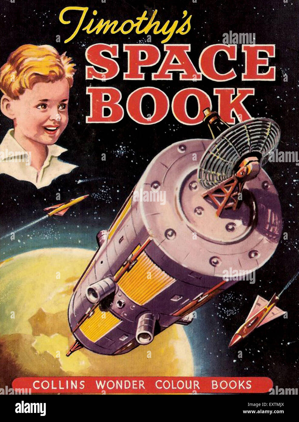 1960s USA Timothy's Space Book Cover Stock Photo - Alamy