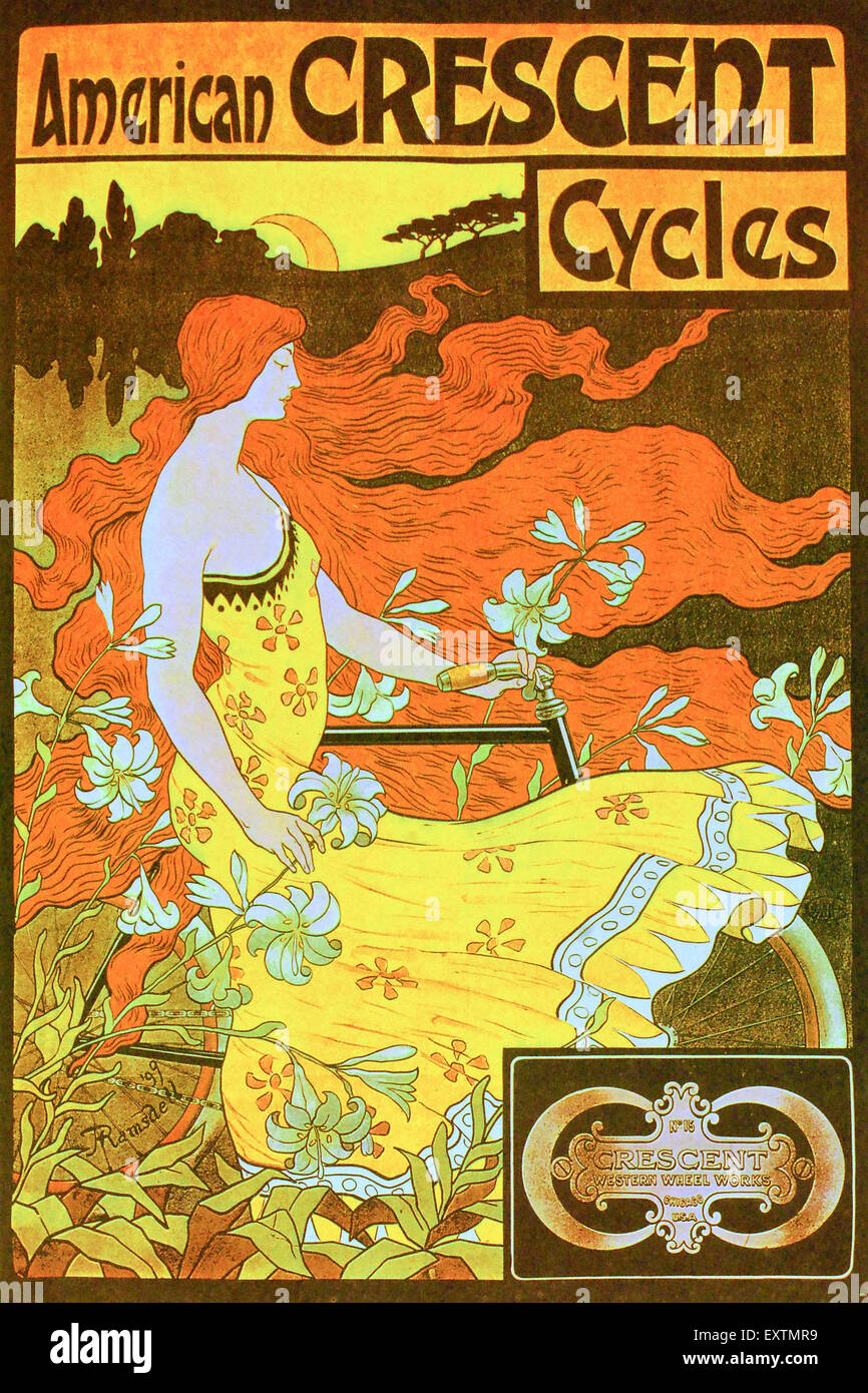 1890s poster art hi-res stock photography and images - Alamy