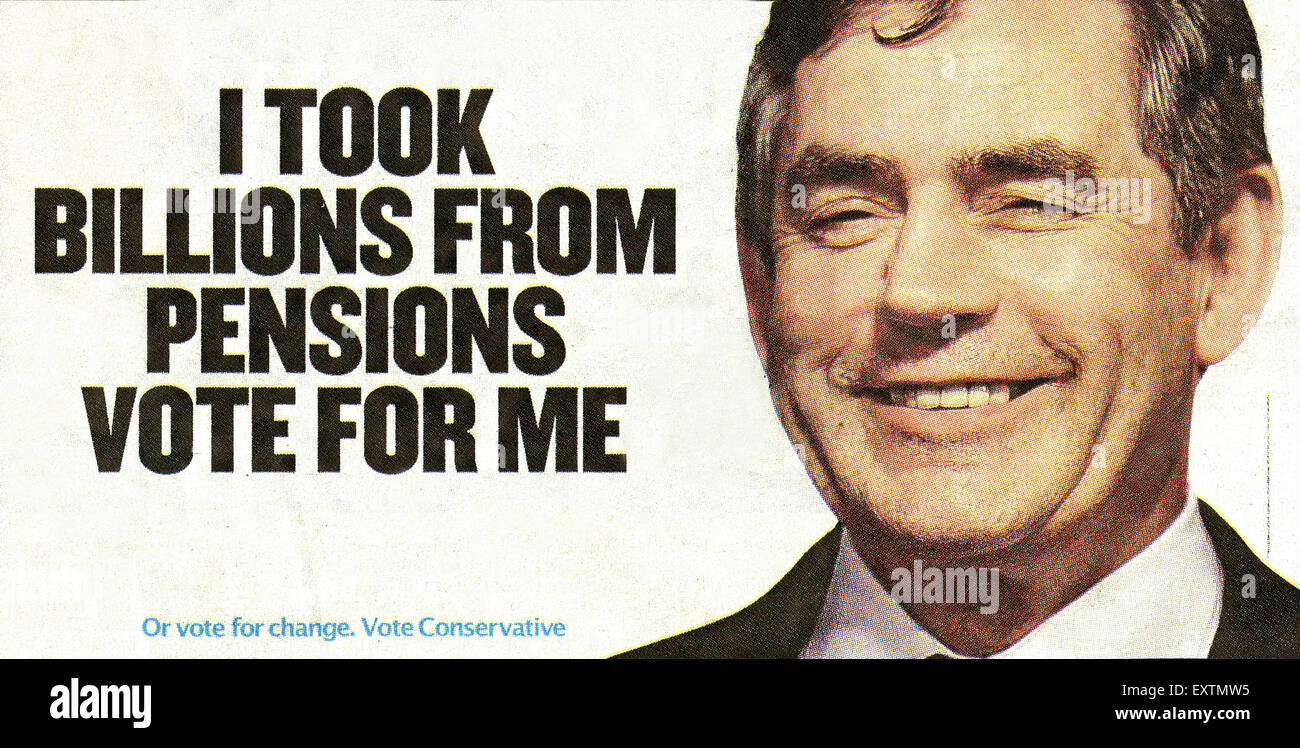 2010s UK The Conservative Party Billboard Advert Stock Photo - Alamy