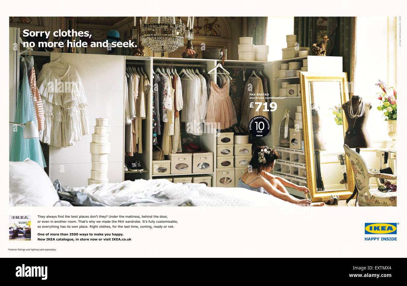 2010s UK Ikea Magazine Advert Stock Photo - Alamy