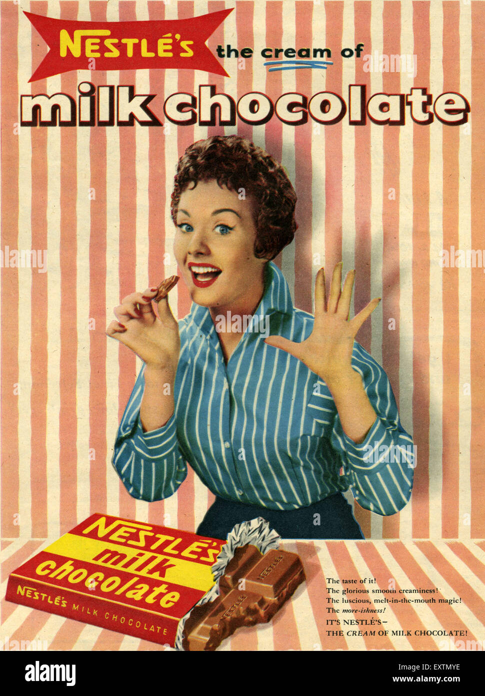 Nestles milk advert hi-res stock photography and images - Alamy