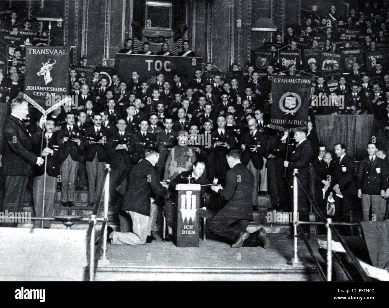 1920s UK TOC H Meetings Magazine Plate Stock Photo - Alamy