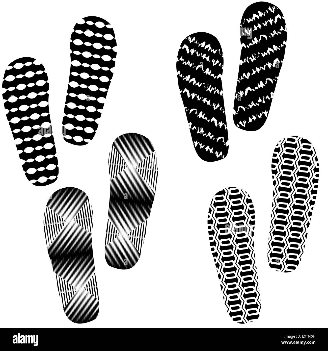 Footwear tread Stock Vector Images - Alamy