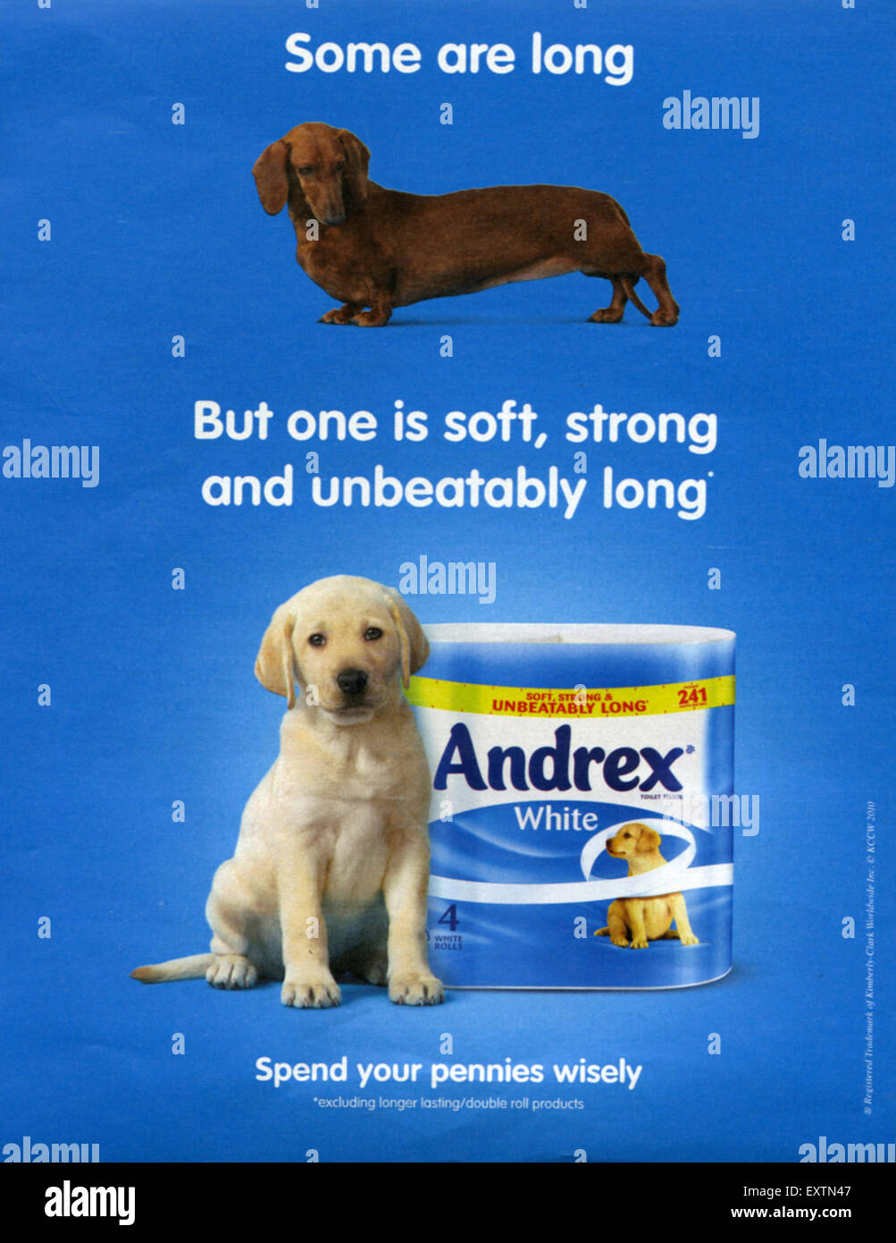 2010s UK Andrex Magazine Advert Stock Photo - Alamy