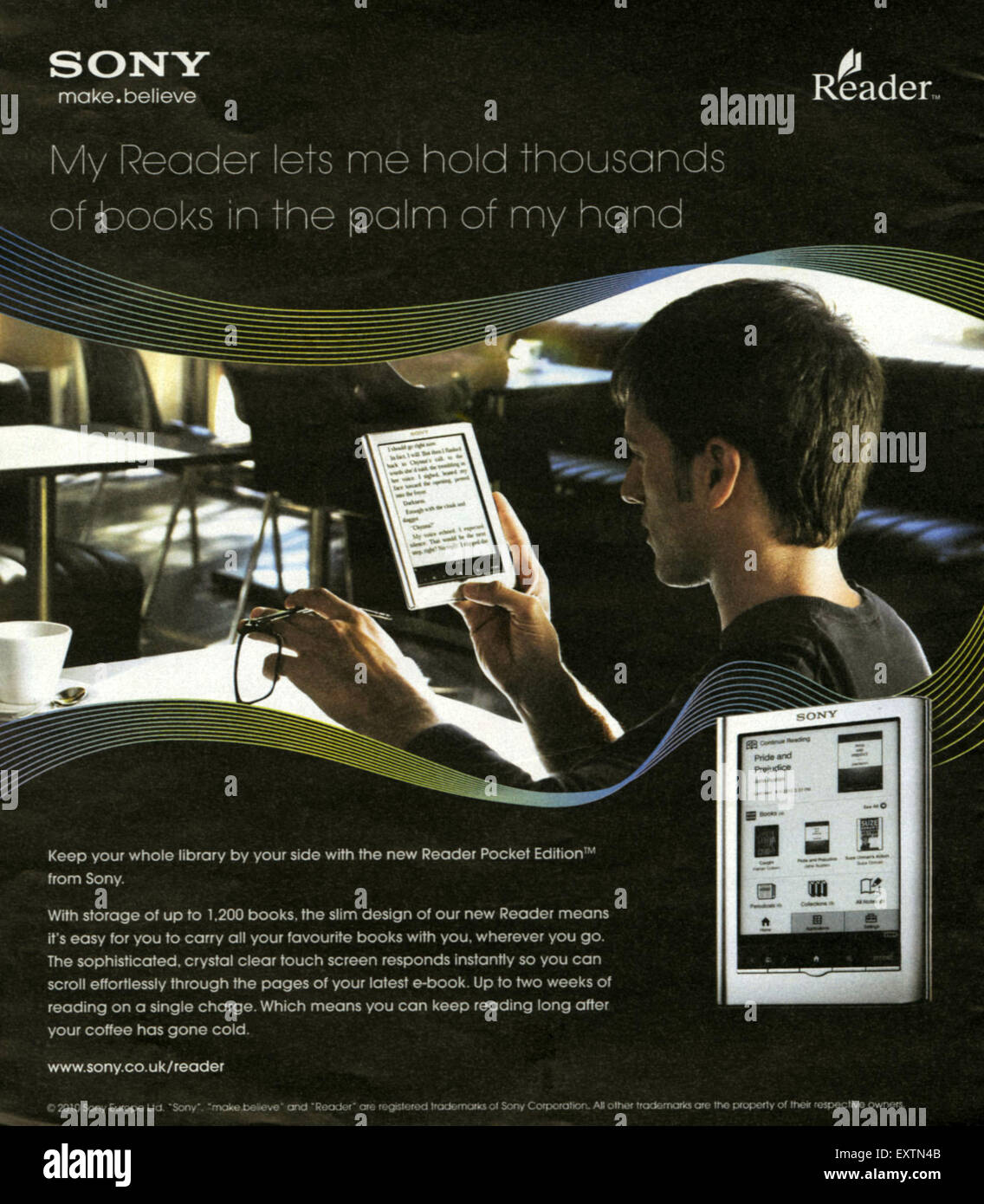 2010s UK Sony Magazine Advert Stock Photo - Alamy