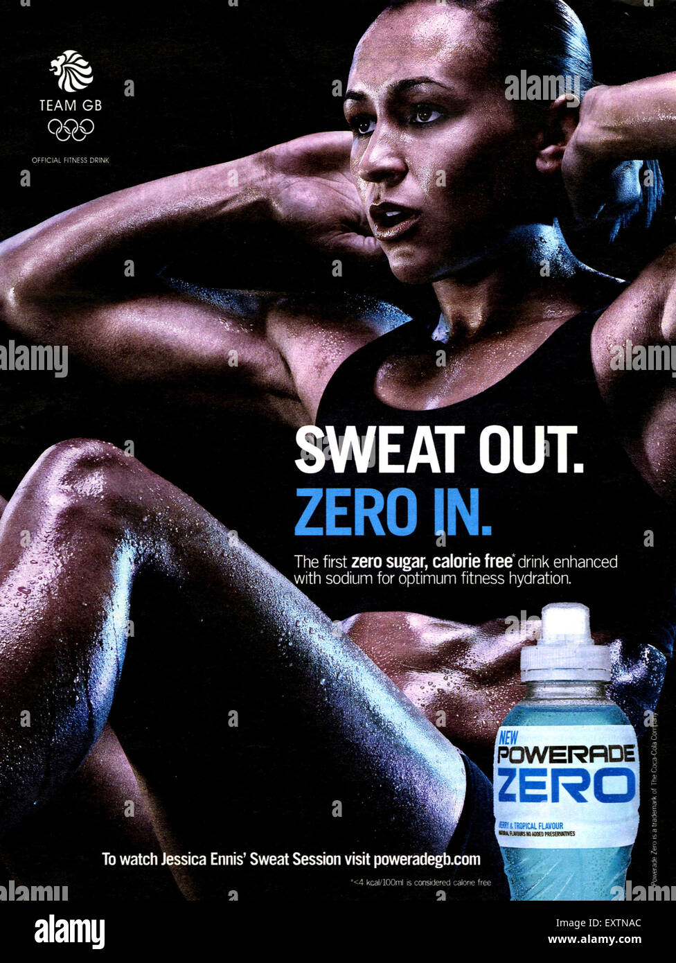 2010s UK Powerade Magazine Advert Stock Photo - Alamy