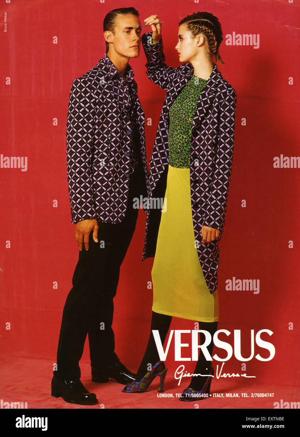 1990s uk versus versace magazine hi-res stock photography and images ...