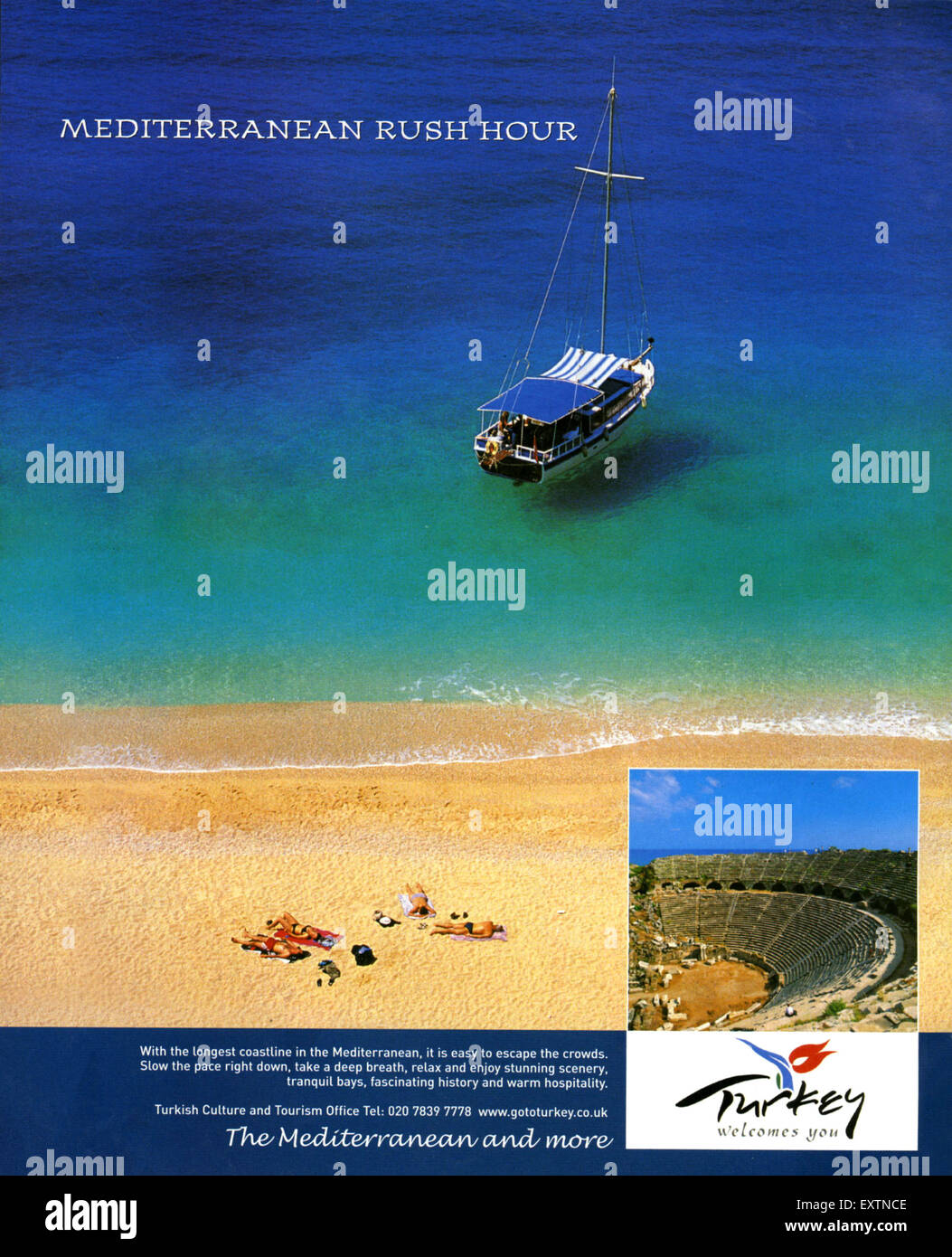 2000s UK Turkey Magazine Advert Stock Photo - Alamy