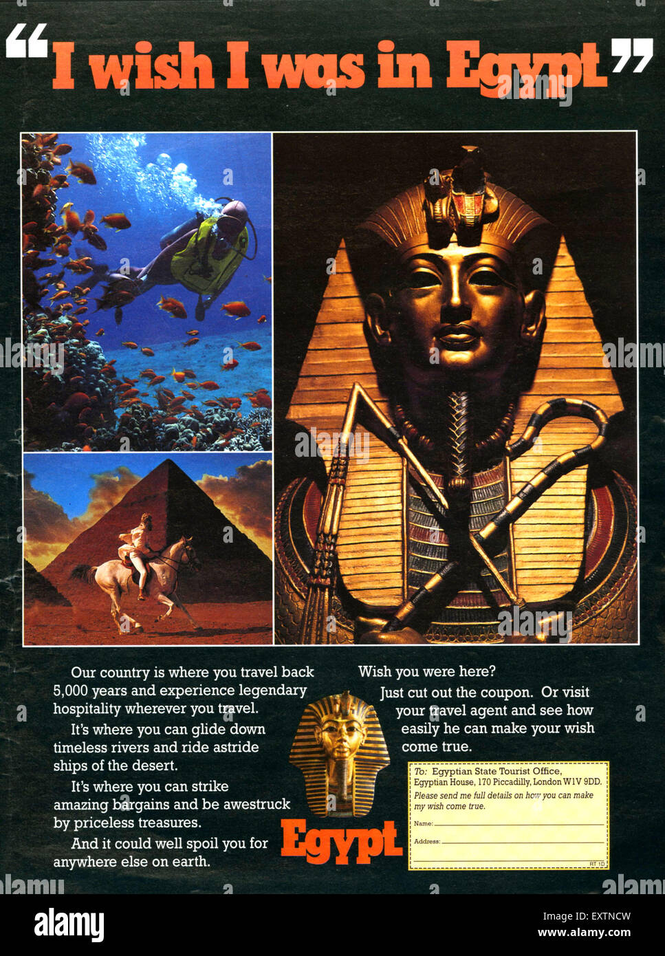 2000s UK Egypt Magazine Advert Stock Photo - Alamy