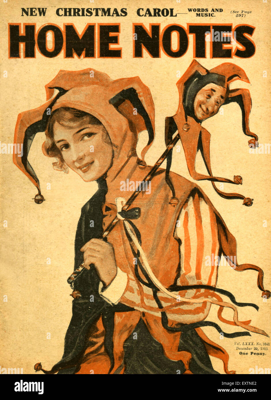 1910s UK Home Notes Magazine Cover Stock Photo - Alamy