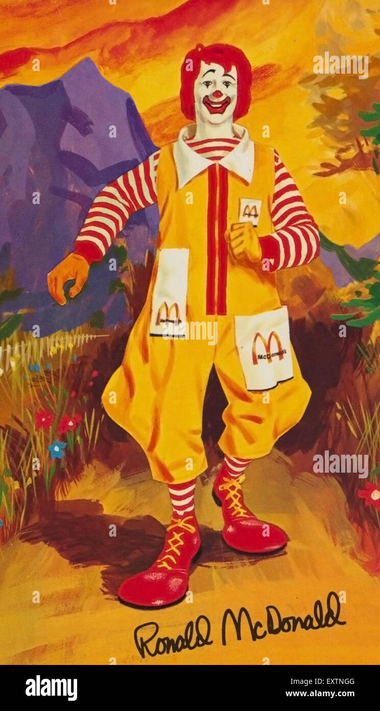 Mcdonalds advert magazine hi-res stock photography and images - Alamy