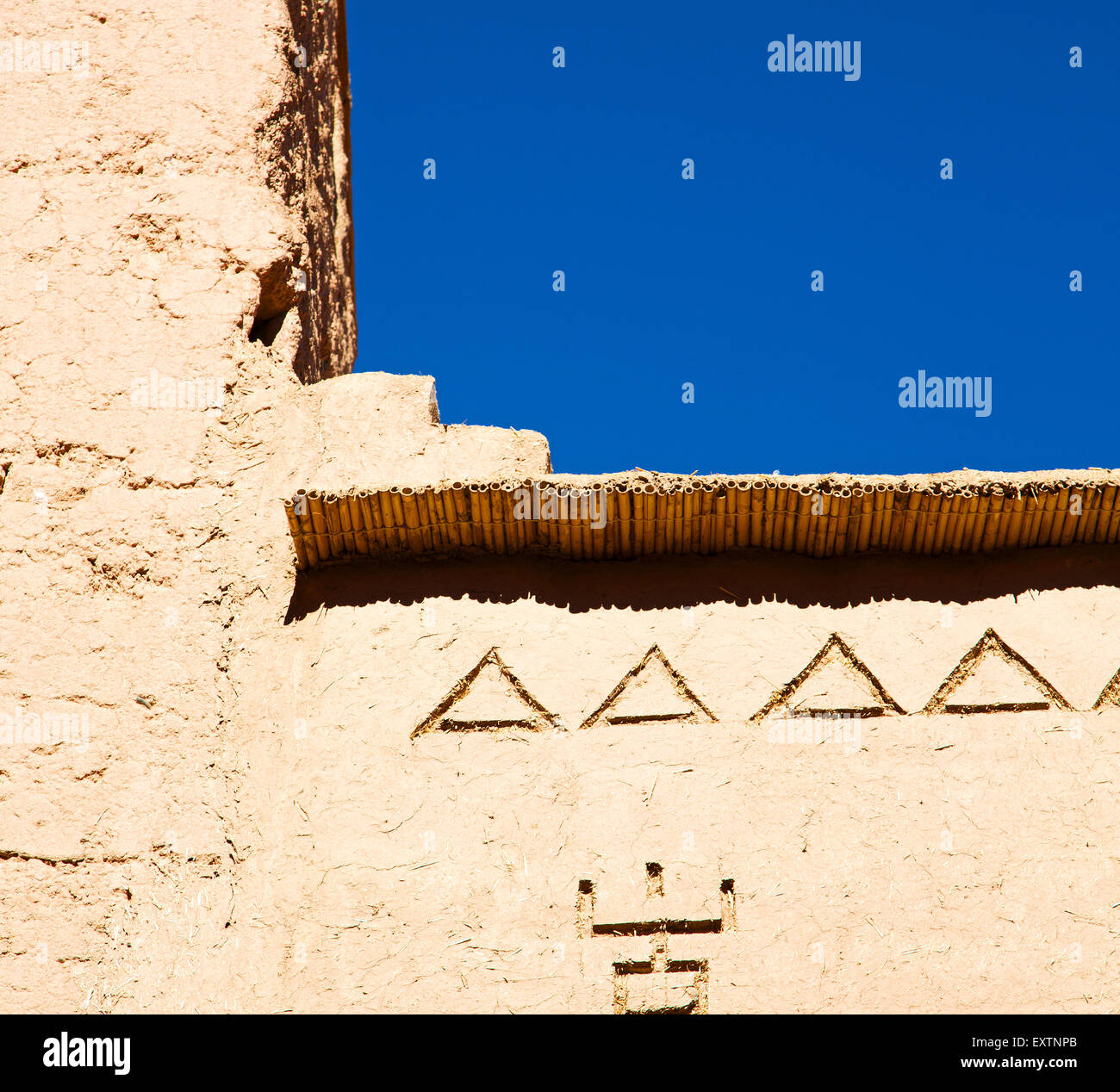 moroccan old wall and brick in antique city Stock Photo - Alamy