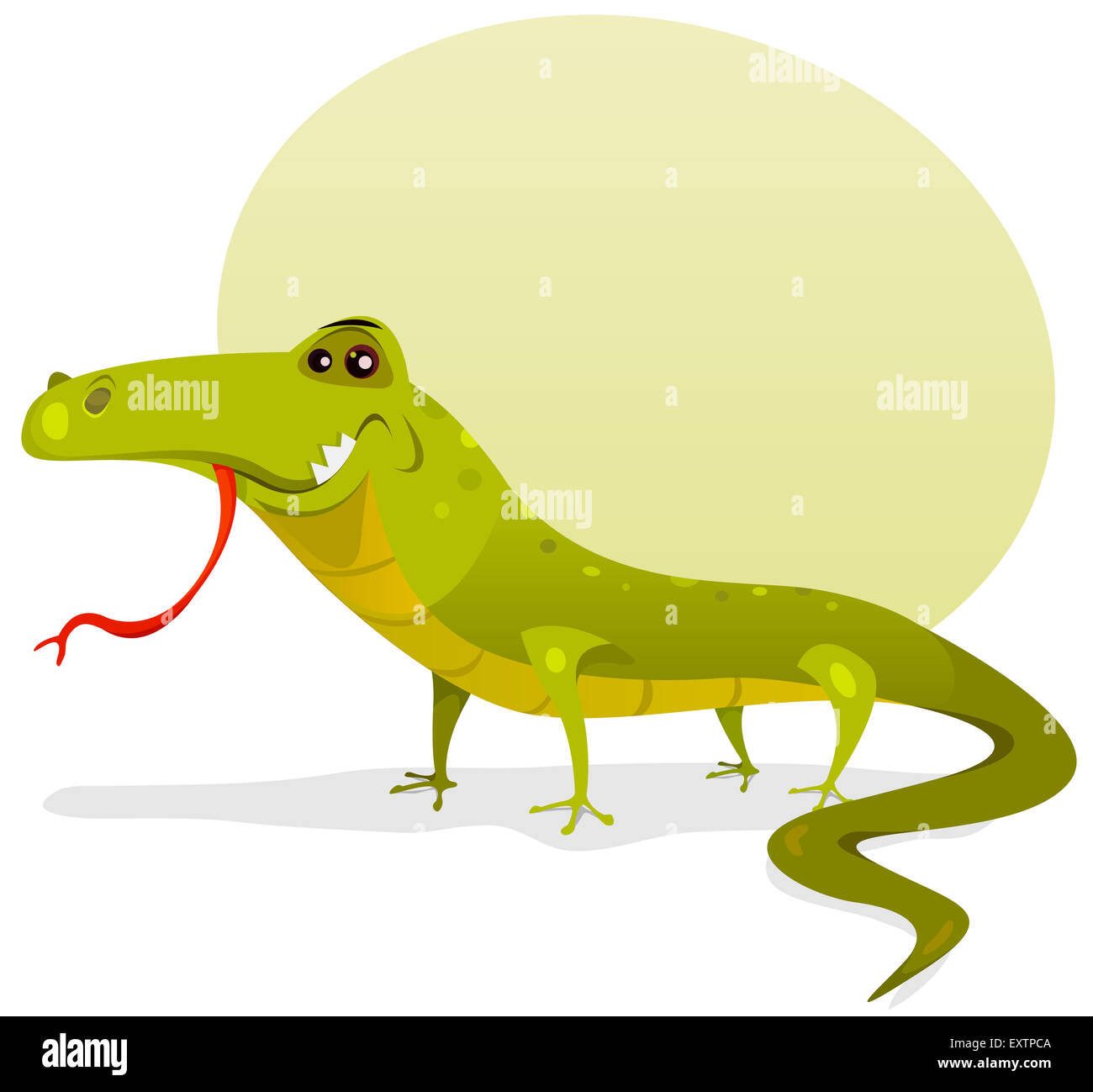 Funny Cartoon Lizard Pictures