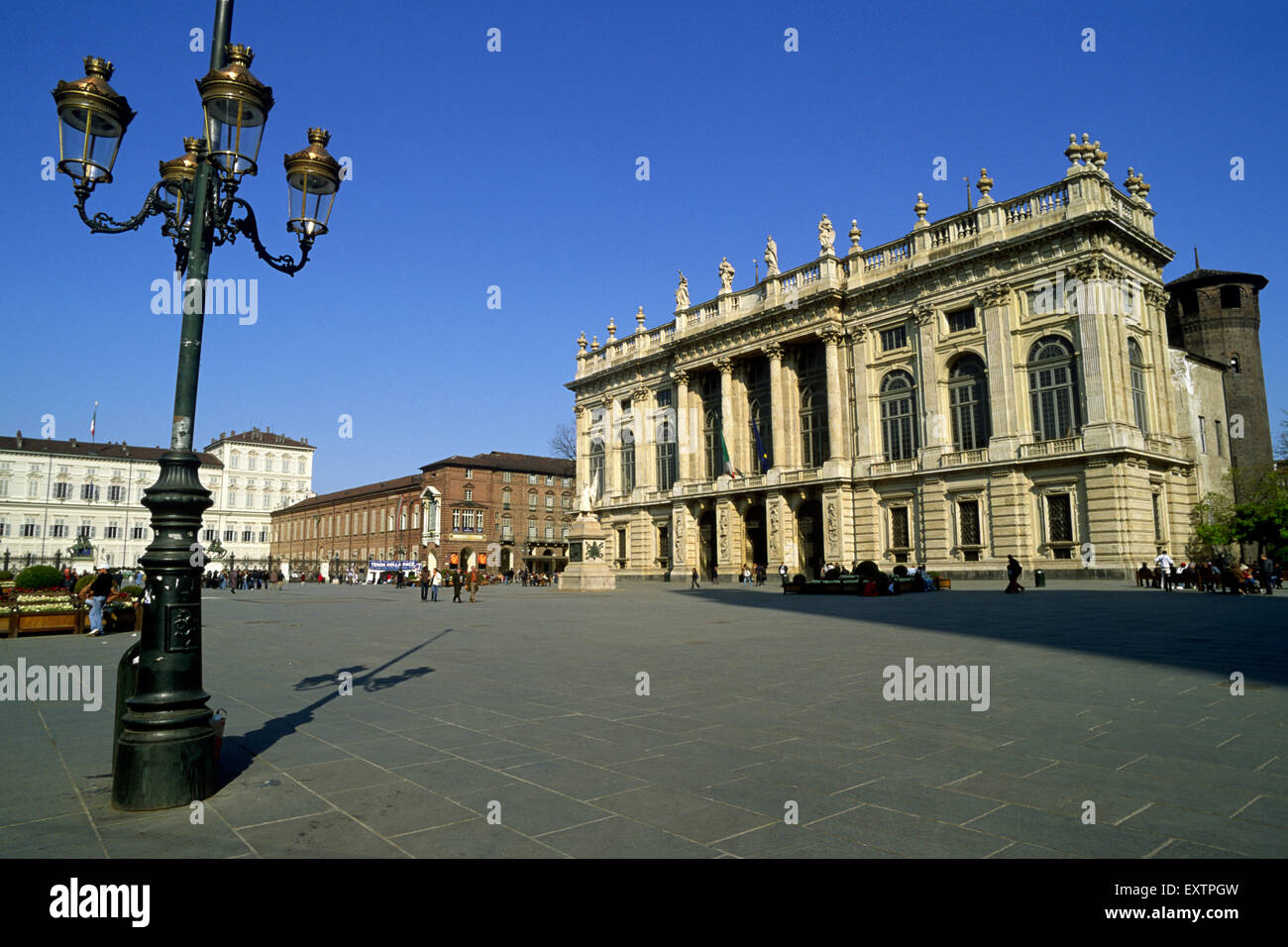 Italy, Piedmont, Turin, Piazza Castello, Palazzo Madama Stock Photo - Alamy