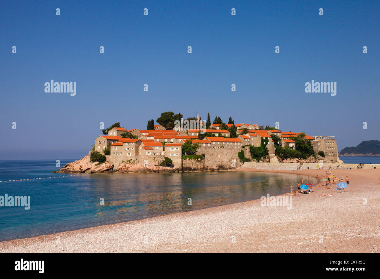 Sveti stephan island hi-res stock photography and images - Alamy