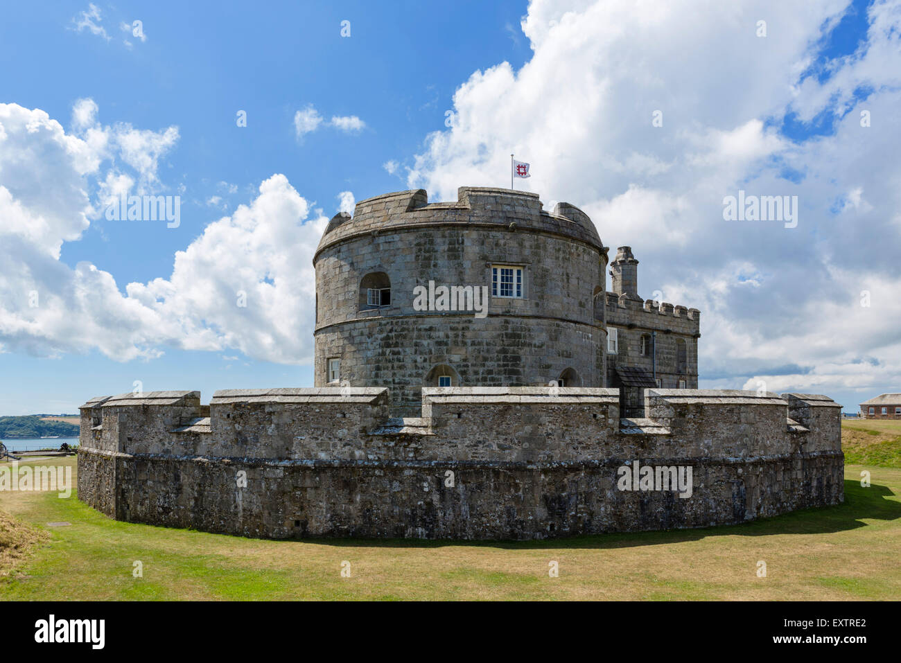 The Keep at Pendennis Castle, Falmouth, Cornwall, England, UK Stock ...